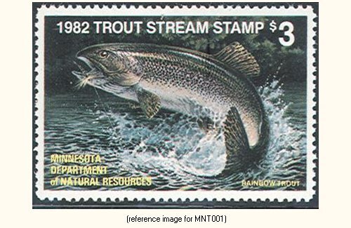 HALFPRICEFISH Minnesota Trout Stamp 1982 $3.00 | eBay