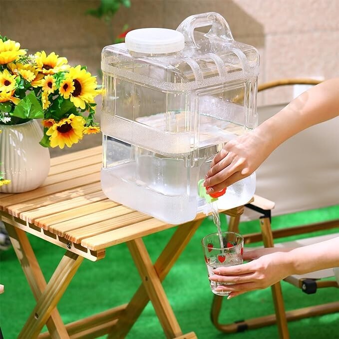 NEW Water Container for Storage Camping Carrier Dispenser - 4 Gallon ...