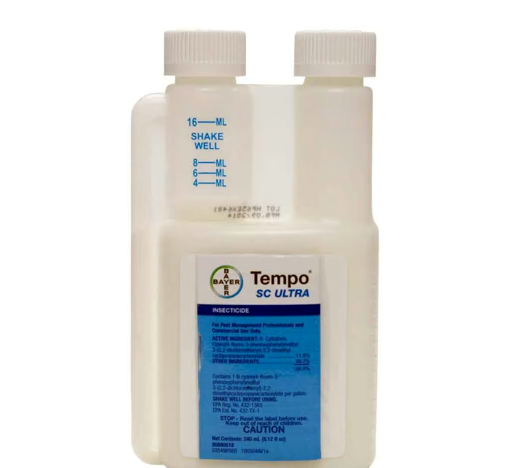 Tempo SC Ultra 240 (beta-Cyfluthrin 11.8%) Bed Bug Ant Roach Spider ...