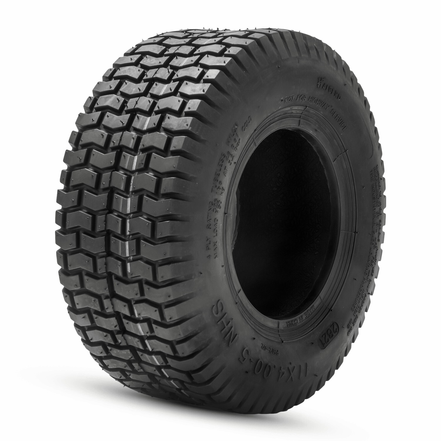HALBERD Set 2 11x4.00-5 Lawn Mower Tires 4Ply 11x4-5 11x4x5 Turf Tire ...