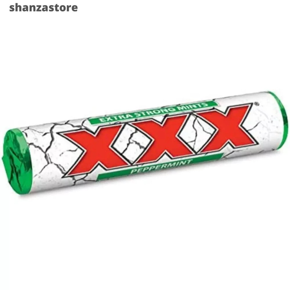 Extra Strong Mints Triple X XXX Rolls 40.5g Seriously Strong Full Box ...