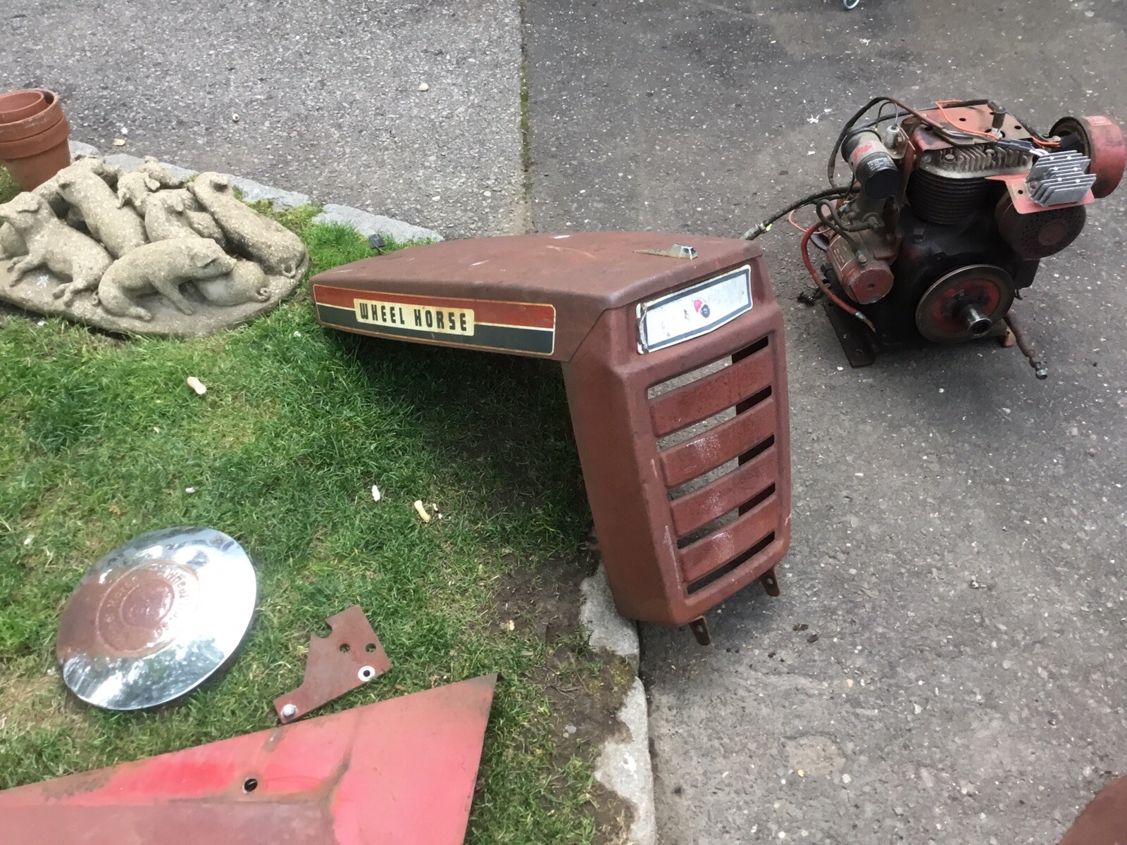 Wheelhorse Commander 800 Lawn Tractor Engine Cover Hood In Connecticut ...