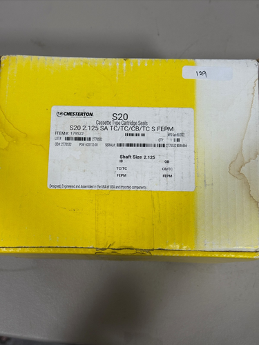 Chesterton S20 Cassette Type Cartridge Seal | eBay