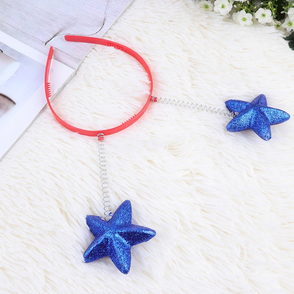 8pcs Sequined Star Headwear Cosplay Hair Girls Headband Party Headdress ...