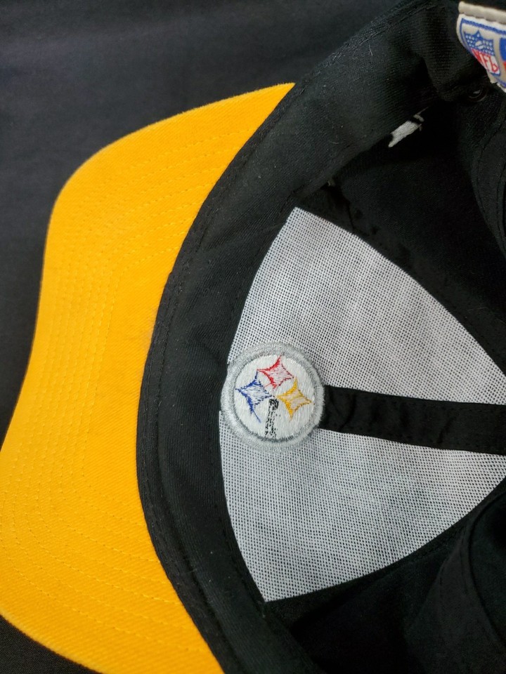 Pittsburgh Steelers Logo Athletics Pro Line NFL Strap Back Hat Cap ...