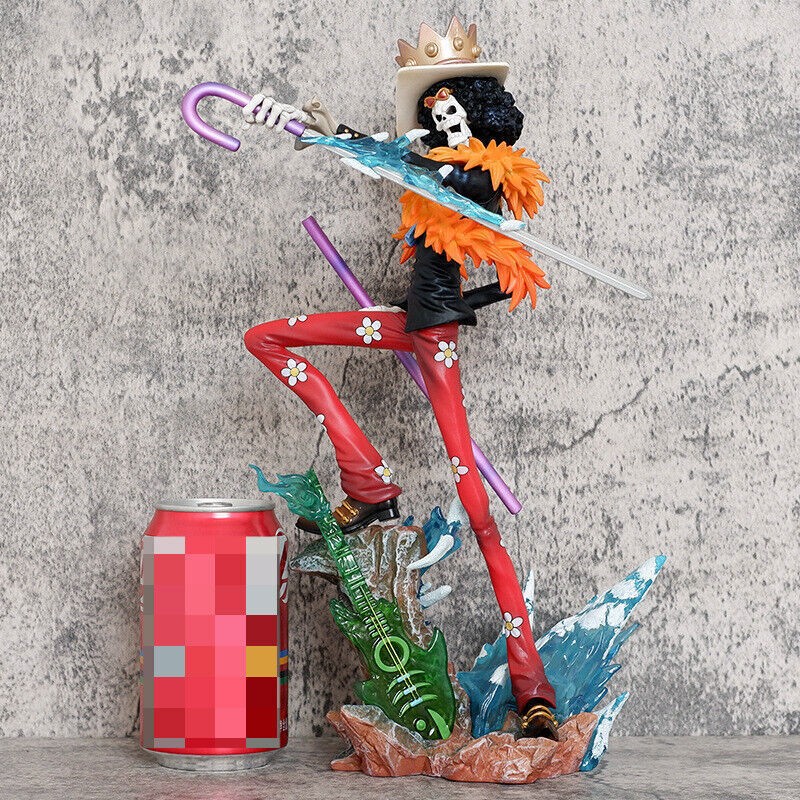 Anime One Piece Brook 13in PVC Figure Toys Collection Model Kids Gifts ...