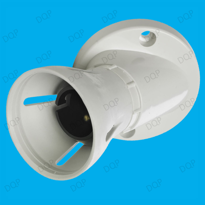 6x Bayonet Batten White Ceiling Lampholder BC B22 Light Bulb Socket ...