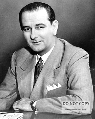 SENATOR LYNDON JOHNSON FROM TEXAS MAJORITY MINORITY LEADER- 8X10 PHOTO ...