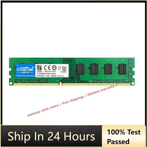 Crucial DDR3 DDR4 8GB 4GB 16GB 1333 1600MHz Ram Desktop Memory 2666 ...