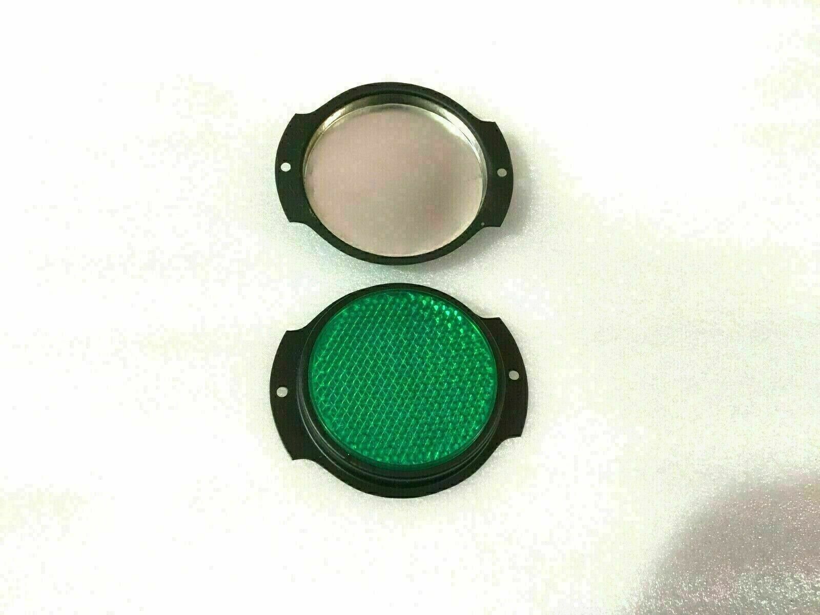 Green Reflector Pair Black Bezel Fit For Willys M38 M151A1 M35 M37 Jeep ...