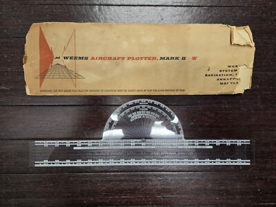 Vintage WEEMS AIRCRAFT PLOTTER - MARK II - Weems System of Navigation ...