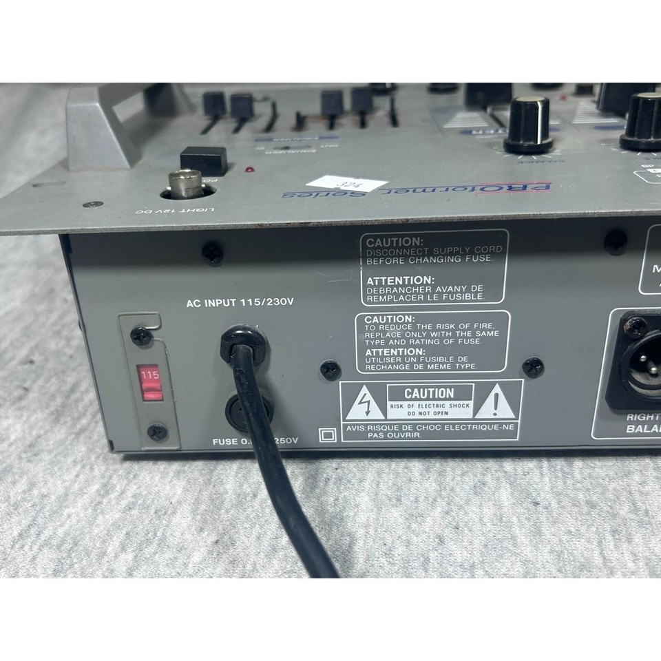 American DJ Audio XDM-352 Preamp Mixers Pro Former Series 2000sSilver ...