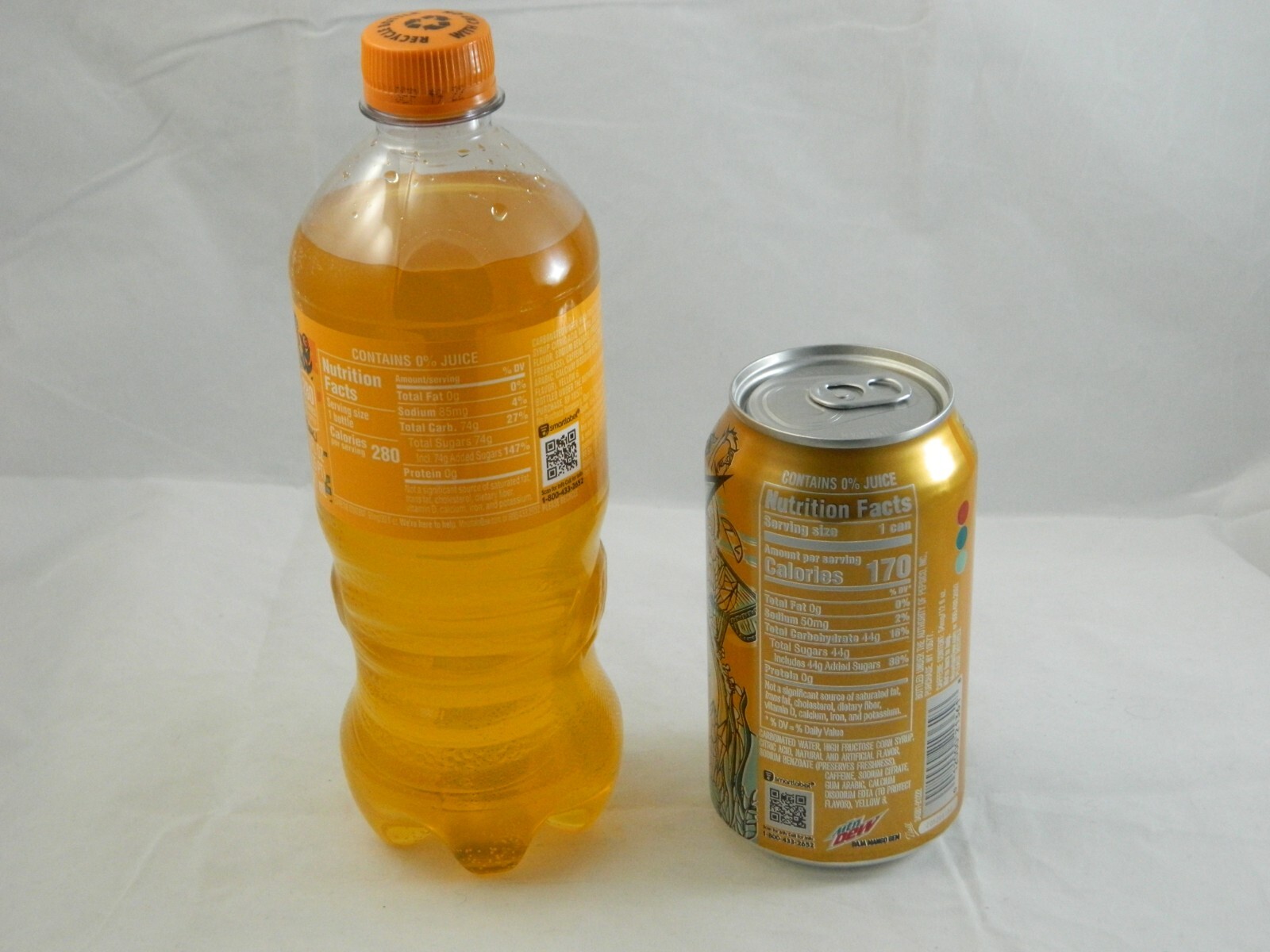 Mountain Dew Baja Mango Gem 1 Full 20oz Bottle 1 12oz Can Brand New MTN ...