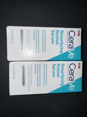 Cerave Resurfacing Retinol Serum 1oz 2pcs 3606000512276 | eBay