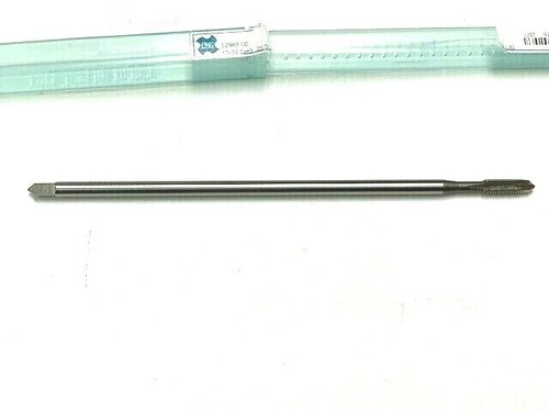 10-32 x 6" LONG Pulley Extension Tap GH3 2 Flute Spiral Point OSG ...
