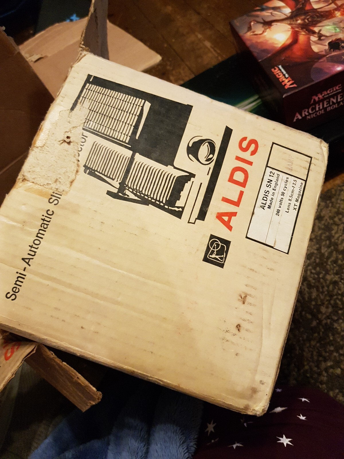 Aldis SN12 Semi Automatic Slide Projector With Original Box And ...