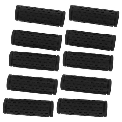 10 Pcs Rubber Bike Handles Handlebar Cover Mountain Grips Ergonomic ...