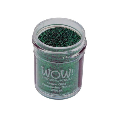 Wow! Glitter Embossing Powder 15ml - Green Glitz | eBay