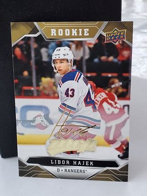 2019-20 Upper Deck MVP Gold Script Rookie RC #233 Libor Hajek Rangers ...