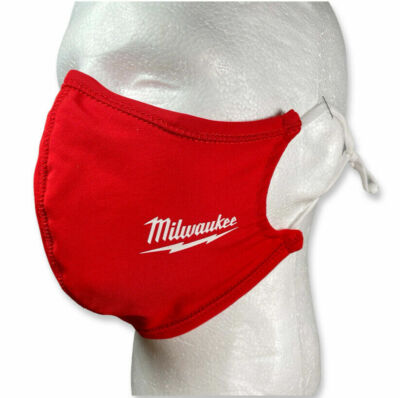 3 PACK RED Milwaukee 2-Layer Performance Face Mask 48-73-4228 | eBay