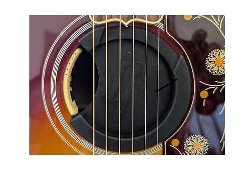 Gibson GA-FDBKSPR2 Generation Acoustic Soundhole Cover W/ Pickup Access ...