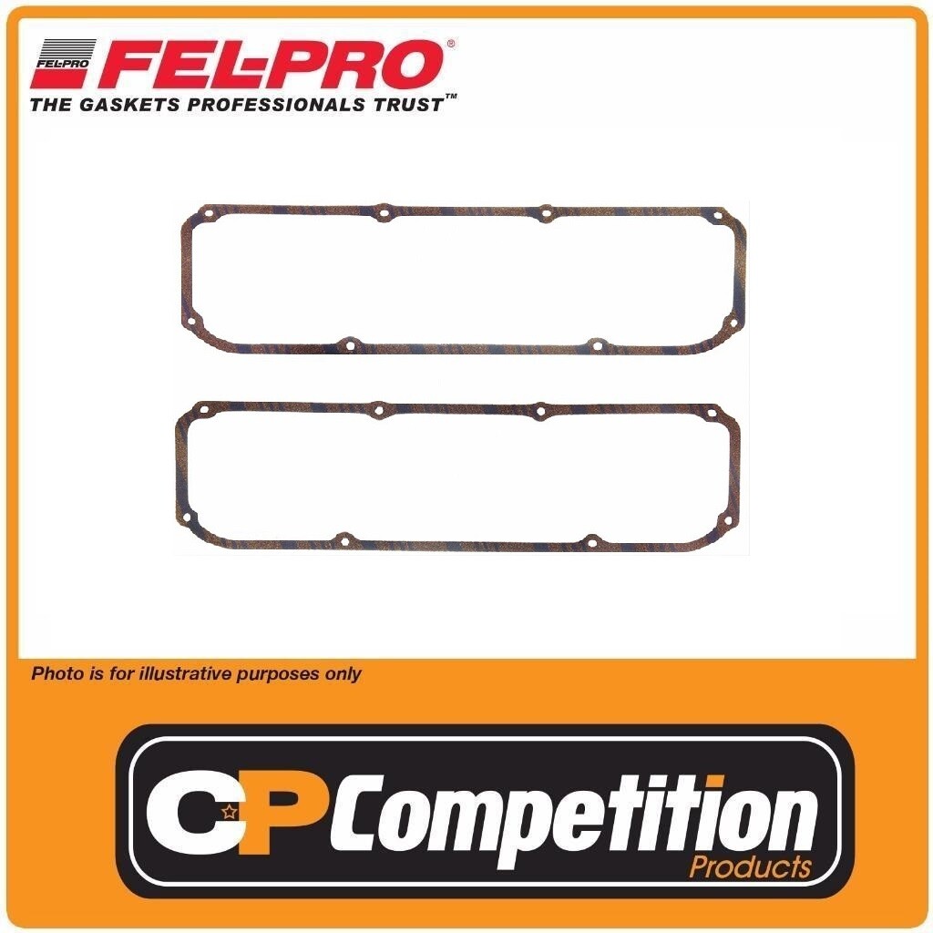 FEL-PRO RACE ROCKER VALVE COVER SET FORD SB SVO YATES CORK WITH STEEL ...