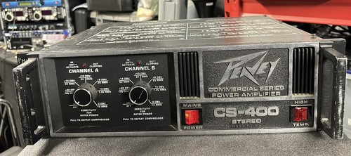 Peavey CS-400 Stereo Commercial Series Power Amplifier | eBay