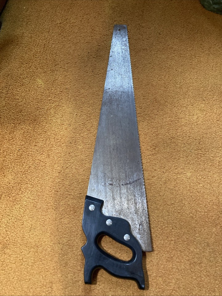 vintage Craftsman 26" hand saw hollow ground old tool | eBay