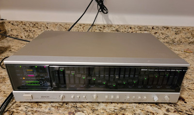 DENON DE-70 Stereo Graphic Equalizer EQ w/ Sound Expander 16HZ Bass ...