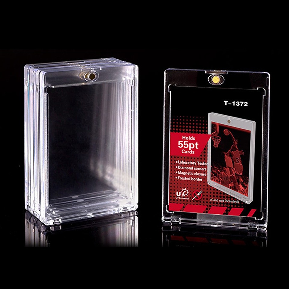 55-180PT Magnetic Card Holder For Trading Card Protector Case Hard Baseball Card | eBay