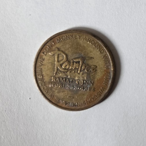 RainTree Ramada Inn Wisconsin Dells, WI Arcade Game Token 22mm | eBay