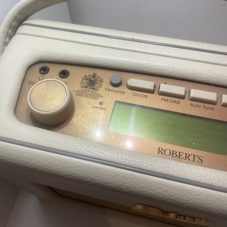 Roberts Revival RD60 FM/DAB Digital Radio - Pastel Cream/Gold | eBay UK
