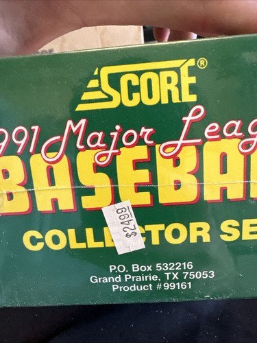 1991 Score Factory Sealed Complete Collector Set Baseball Cards!! | eBay