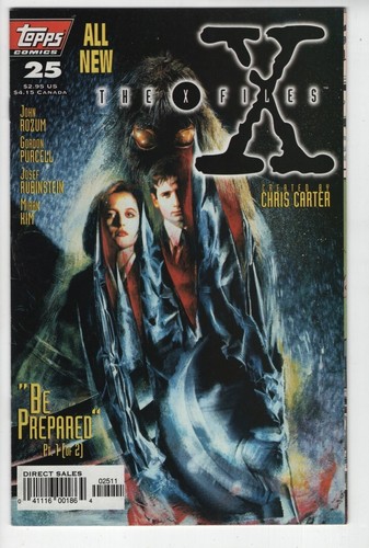 THE X-FILES #25 TOPPS COMIC BOOK FOX MULDER DANA SCULLY TV SHOW SERIES ...