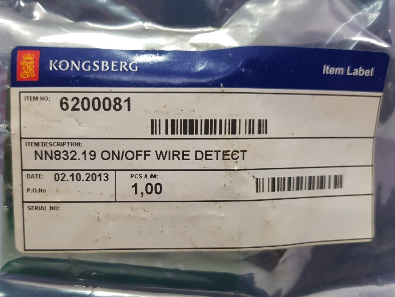 NORCONTROL I/O ADAPTER CARD NN-832.19 791.010.30.009 NN832.19 | eBay