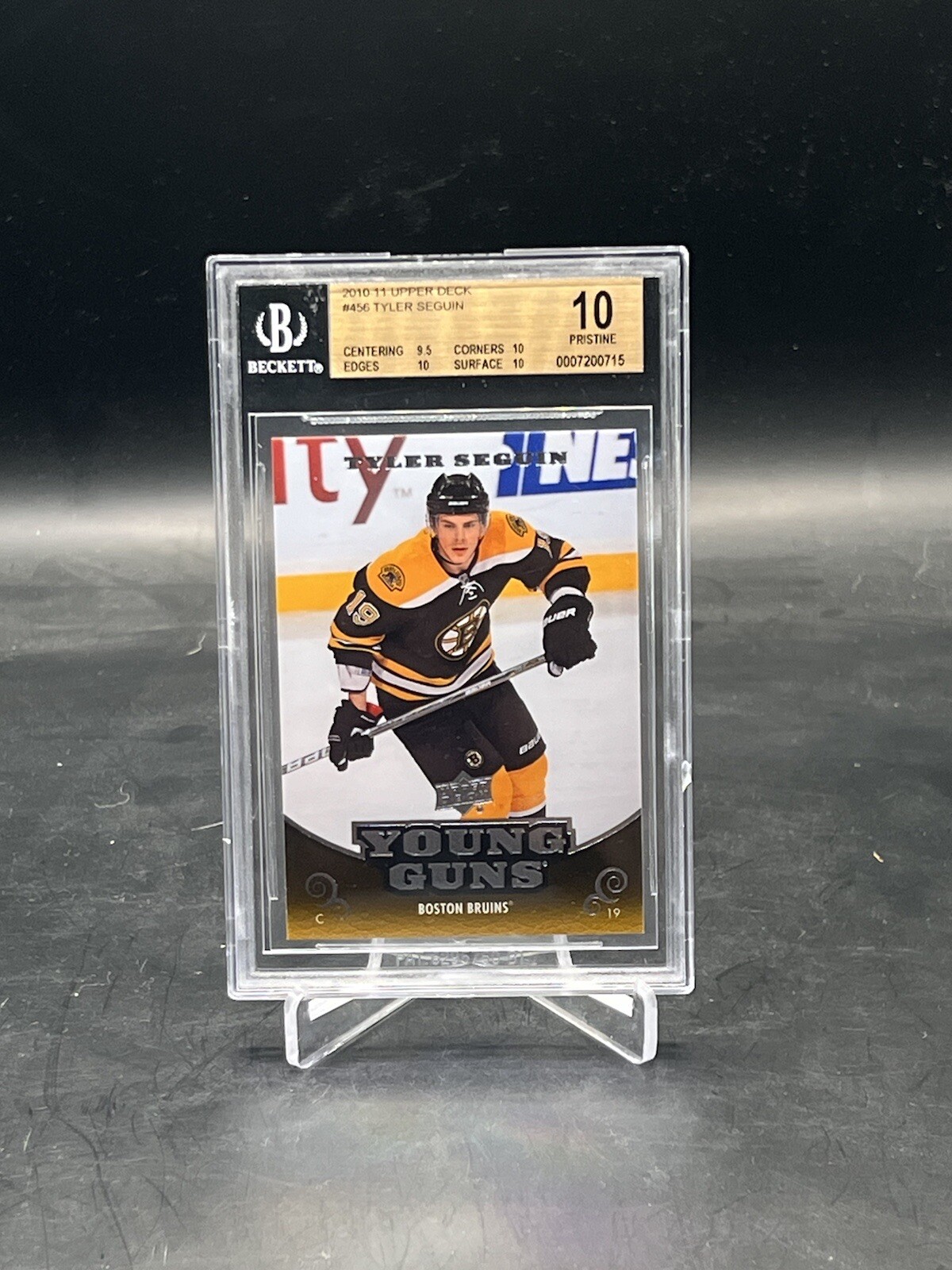 2010 UD Series 1 Tyler Seguin Rookie Young Guns Bgs 10 Pristine Dallas ...