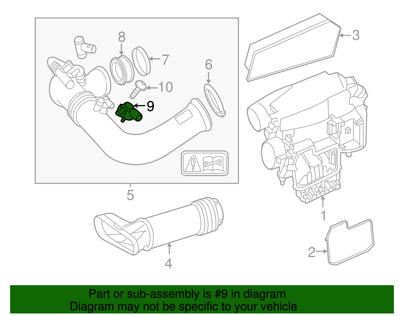 MERCEDES Mercedes-Benz OEM C250-map Manifold Absolute Pressure Sensor ...