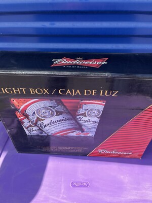 Budweiser King Of Beers Light Box Standing/Wall Mount New In Box Great ...