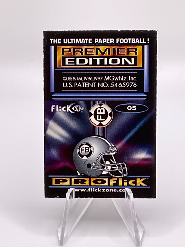 Tim Brown 1997 PROflick FlickBall #05 Oakland Raiders HOF VERY RARE ...