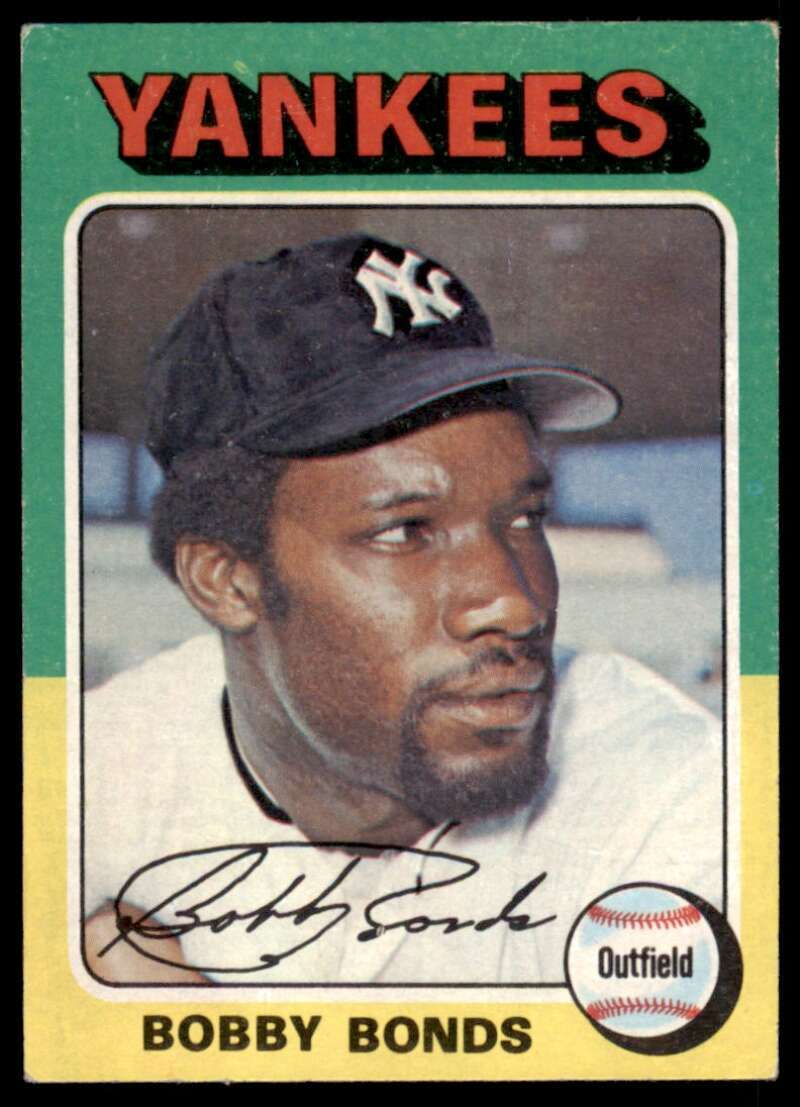 Bobby Bonds Card 1975 Topps #55 | eBay