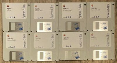 IIGS/OS System 6.0.4 / 8 Disk Set - Works on any Apple IIgs Home ...