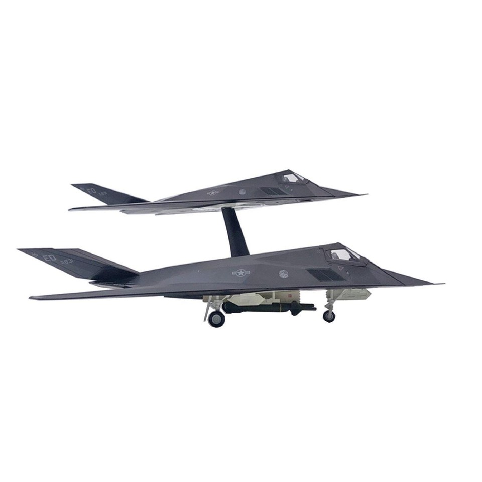 Retro 1/72 F117 Attack Military Aircraft Nighthawk Diecast Plane Model ...