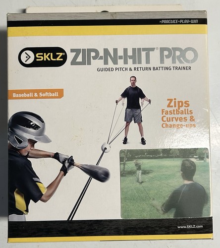 SKLZ ZIP-N-HIT PRO BASEBALL/SOFTBALL GUIDED PITCH & RETURN BATTING ...