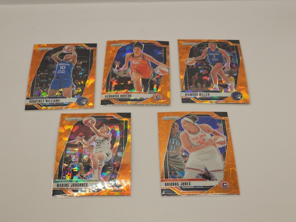WNBA 30 Card Lot Prizm Colors Orange Green Silvers Ice Wave Bowman U | eBay