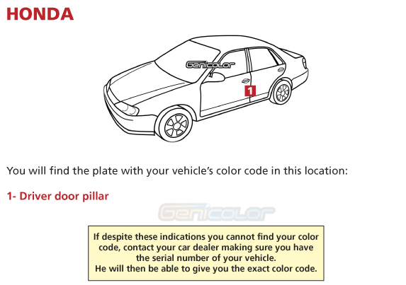 OEM Touch-Up Paint Pen Kit-Honda-NH830M-Lunar Silver-Sand Stick ...