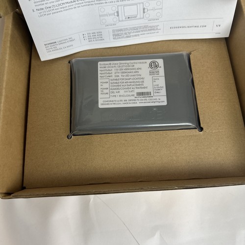 Brand New Ecosense Linear Dimming Control Module LDCM-PL-120-277-010V ...