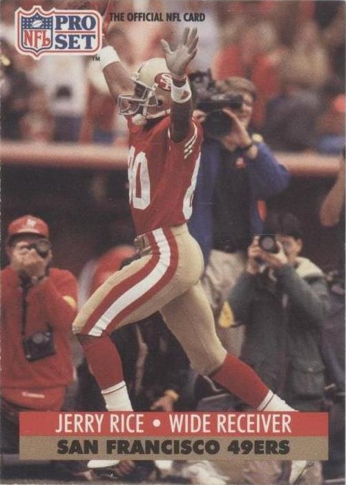 1991 Pro Set Jerry Rice #654 for sale | eBay