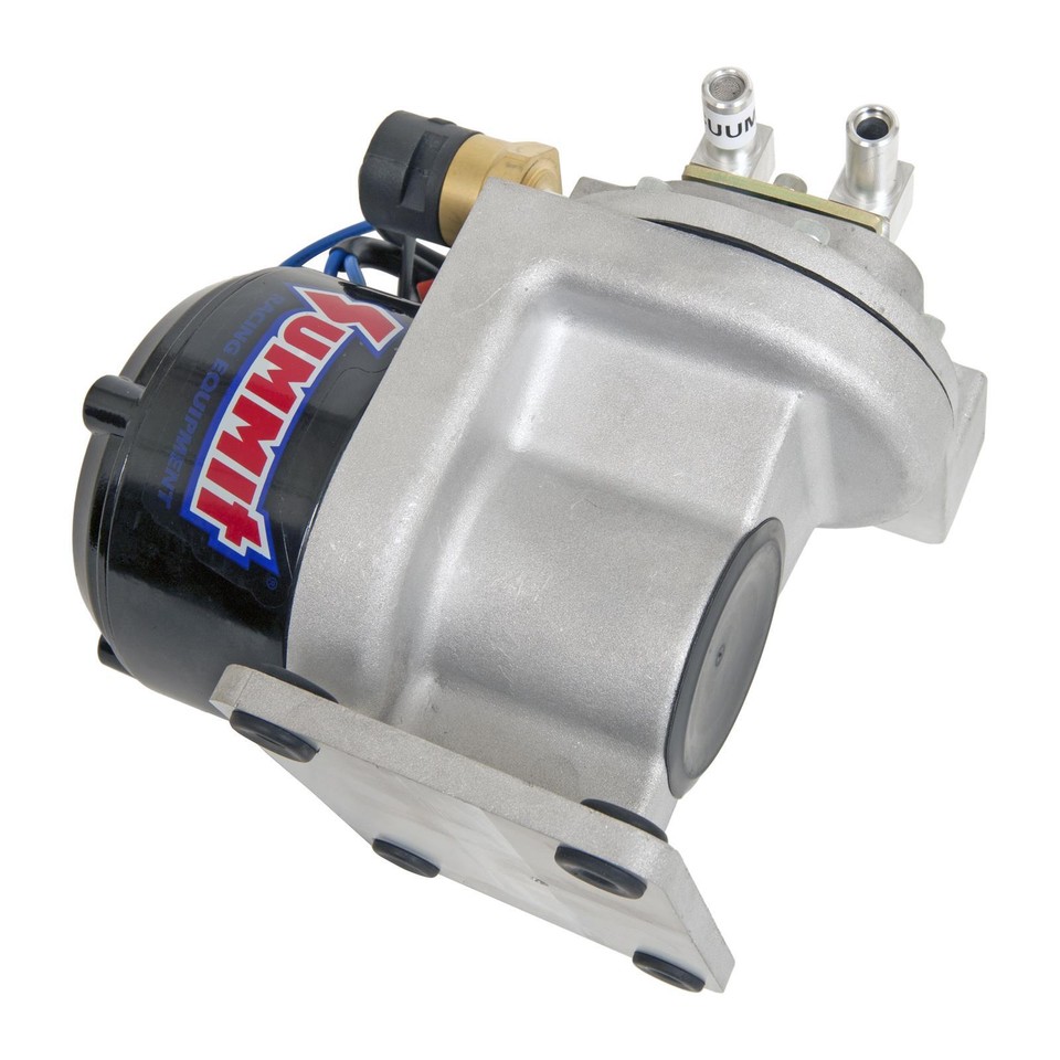 Summit Racing Electric Vacuum Pump Street Black 12V Includes Vacuum ...