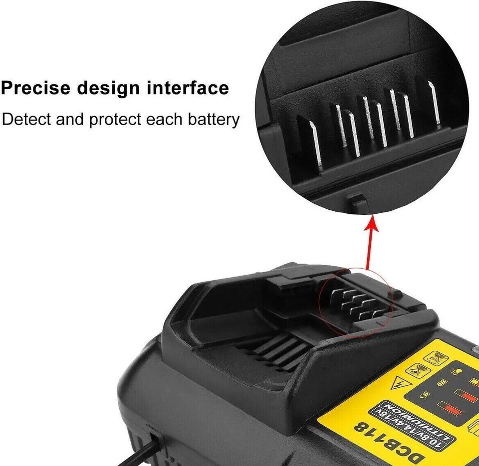 2Pack 9.0Ah for Dewalt FLEXVOLT 20V/60V MAX Battery and Charger DCB609 ...