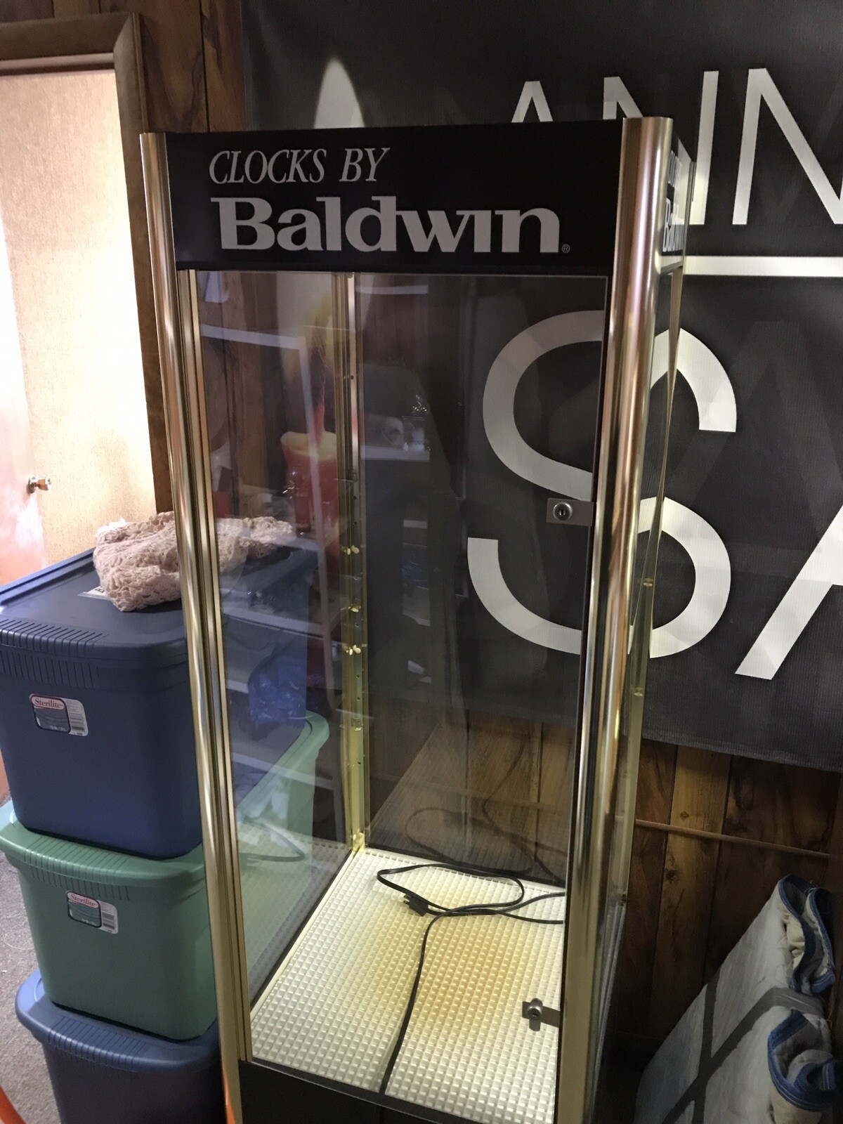 Clocks By Baldwin Display Case | eBay